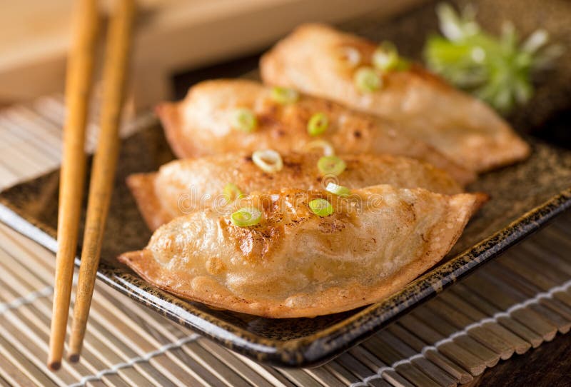 Pot Stickers stock photo. Image of homemade, fried, chicken - 50759632