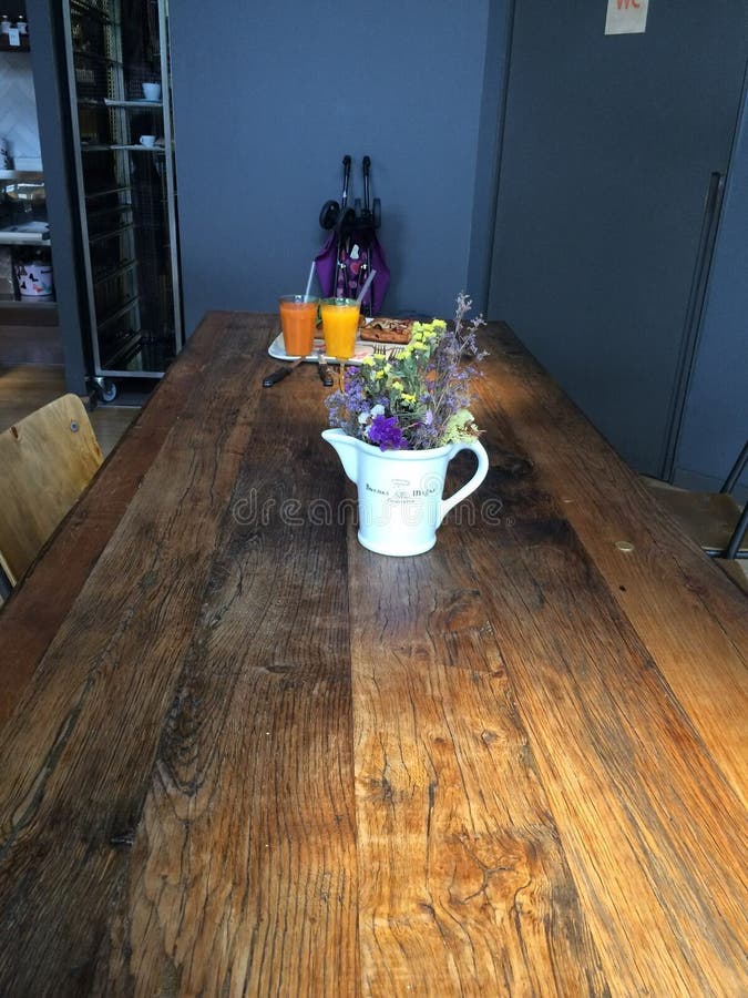 A pot on a table stock image. Image of table, coffee - 133375049