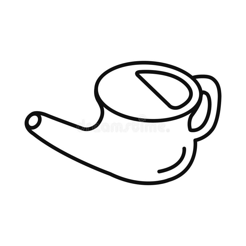 Pot, Tea Pot, Water Pot, Watering Can Icon Stock Vector - Illustration ...