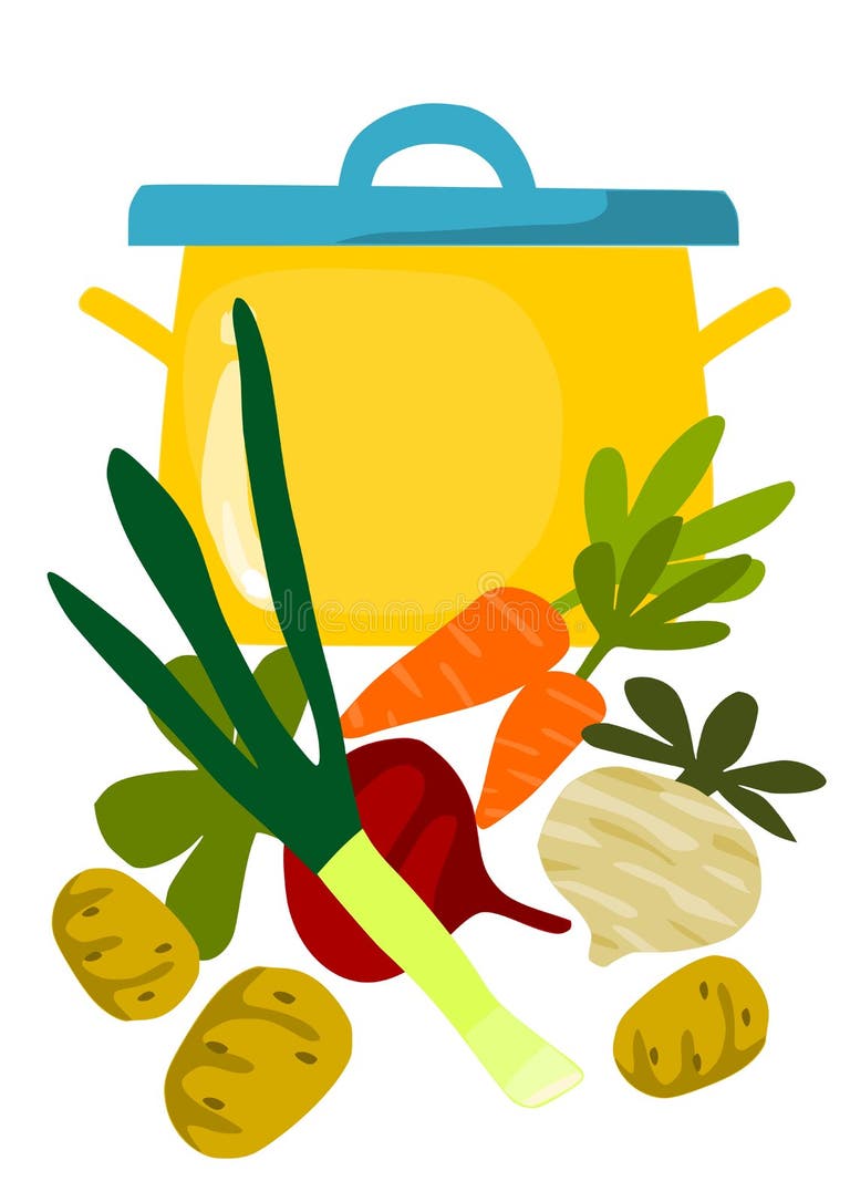 Soup Pot Sticker Stock Illustrations – 273 Soup Pot Sticker Stock ...