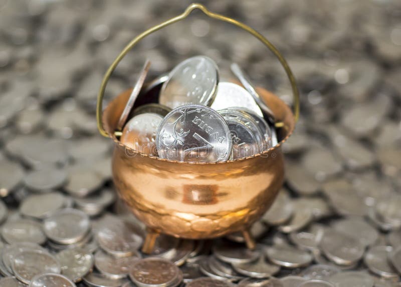 Pot of money stock image. Image of bowler, commerce, boiler - 26692973