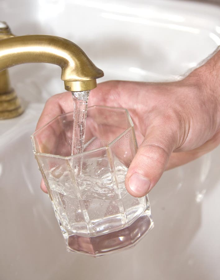 Clean drinking water stock photo. Image of drained, drinking - 50190568