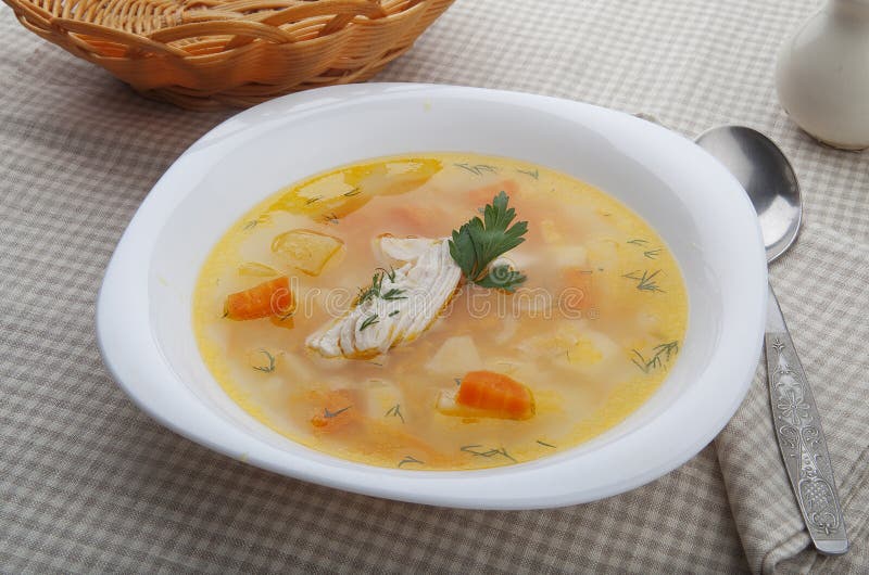 Potage de poulet image stock. Image du ceramique, nourriture - 20893869