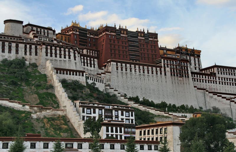 The Potala Palace stock image. Image of potala, building - 5176449