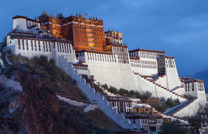 Potala Palace. stock photo. Image of famous, potala, china - 21477442