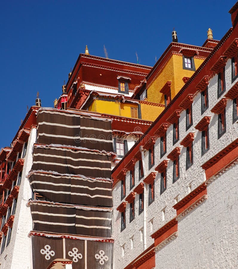Inside Tibetan Potala Palace Stock Image - Image of indoor ...