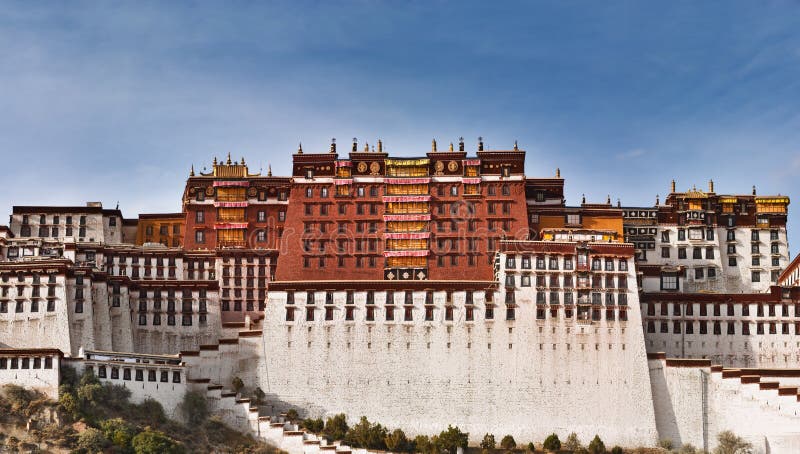 Potala palace stock photo. Image of ancient, stupa, religion - 6185714