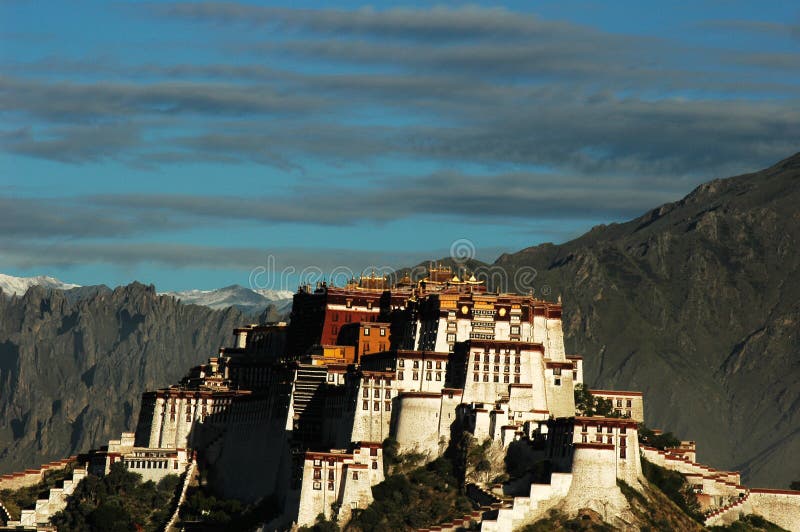 Tibetan Prayer Flags in Lhasa Stock Image - Image of vicinity, flag ...