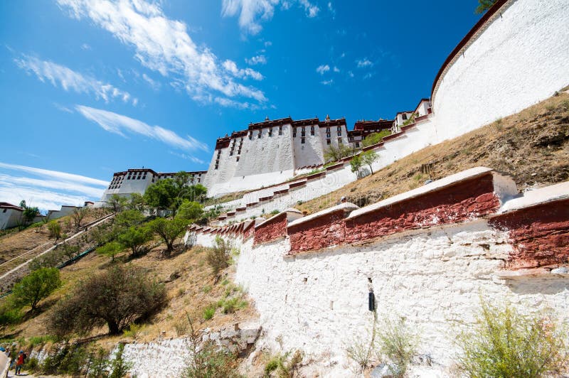Old Tibetan Fort in Gyantse, Tibet Stock Photo - Image of heritage ...