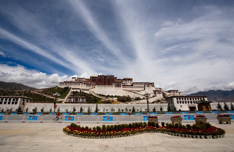 Potala Palace. Tibet stock image. Image of tibet, saint - 15852313