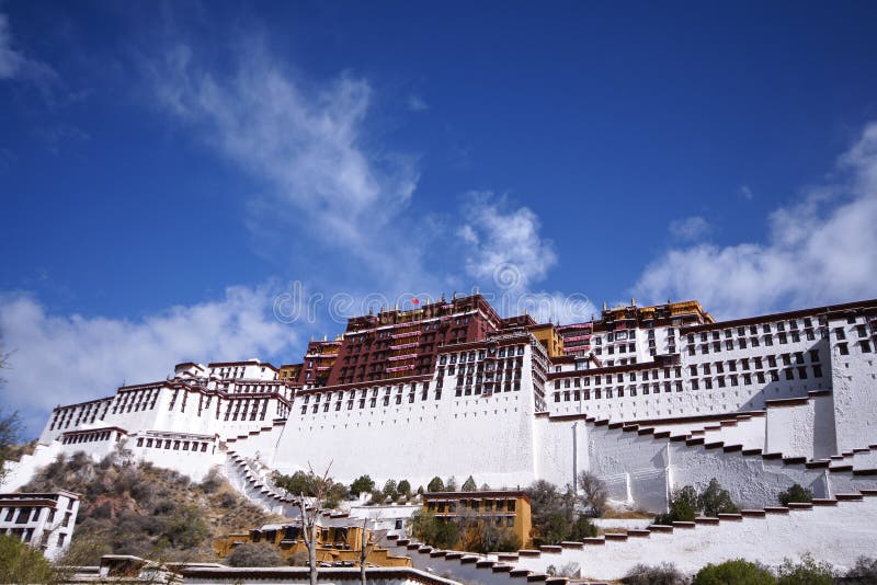Potala palace, Tibet stock photo. Image of potala, lhasa - 19418274