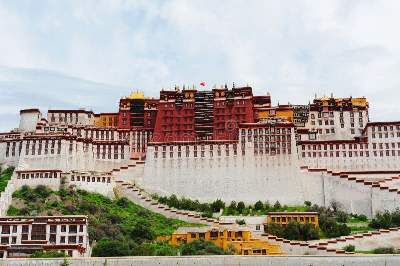 Potala Place stock image. Image of potala, tibet, tibetan - 23932319