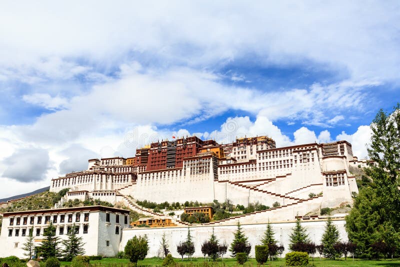 Potala place stock photo. Image of culture, queen, complex - 53690076
