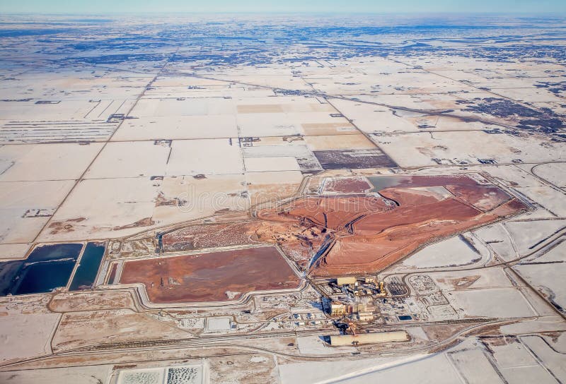 Potash Mine on Canadian Prairies Stock Photo - Image of industry ...