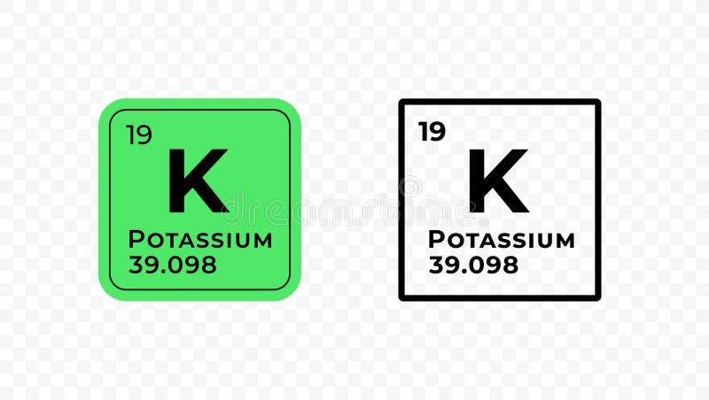 Potassium, Chemical Element of the Periodic Table Vector Stock Vector ...