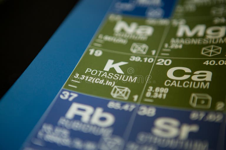 Periodic Table Potassium Stock Photos - Free & Royalty-Free Stock ...
