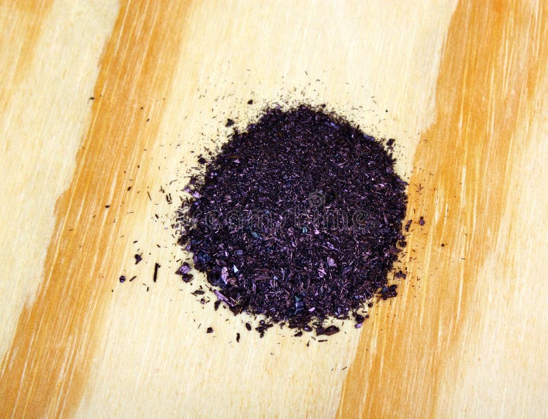 Potassium Permanganate Crystals Stock Photo - Image of medicine ...