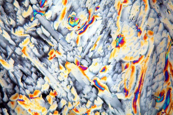 Potassium Sulfate Under the Microscope Stock Image - Image of micro ...