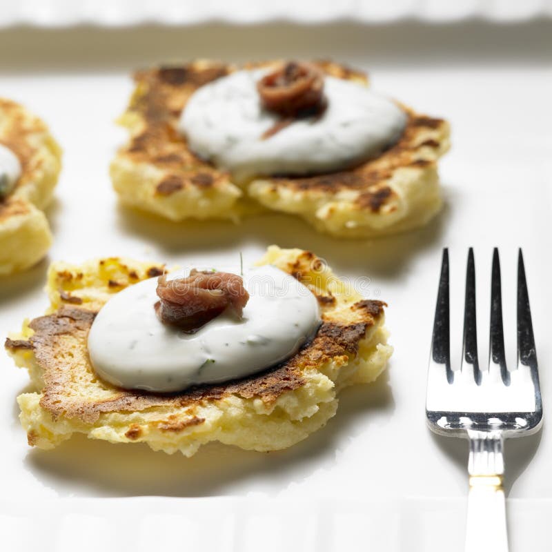 Potato cakes stock photo. Image of meals, nourishment - 14812356