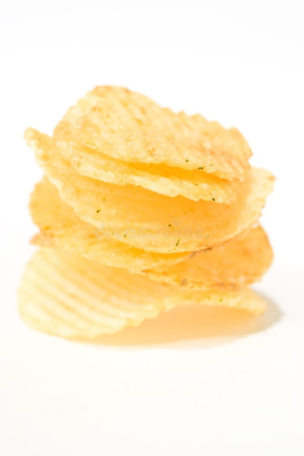 Potato Chips stock image. Image of bright, junkfood, dried - 14144393