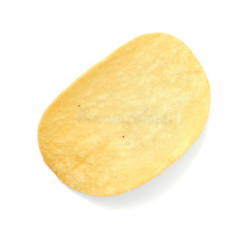 Potato chip stock photo. Image of single, background - 17835088