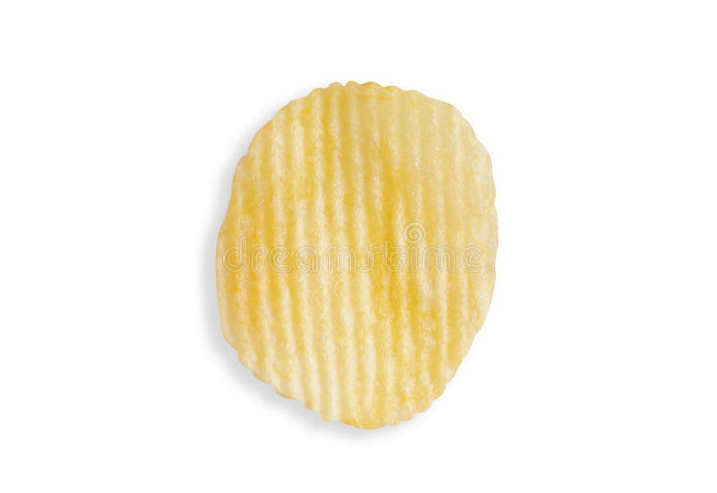 Potato Chip Isolated On White Background Stock Image Image Of Roasting Farm 31463923