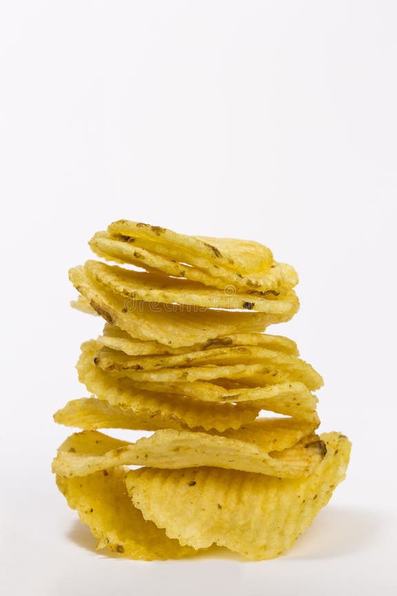 Potato Chip Stack stock image. Image of pile, saturated - 31285635