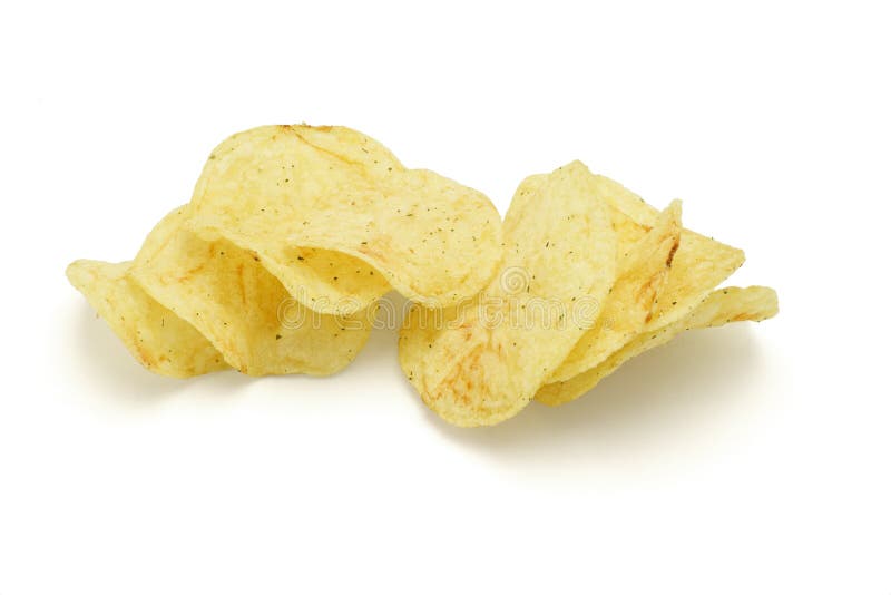 Single Potato Chip Close-up Stock Photo - Image of potato, market: 20599974