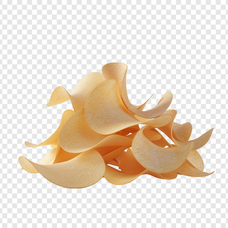 Potato Chips Abstract stock illustration. Illustration of yellow ...