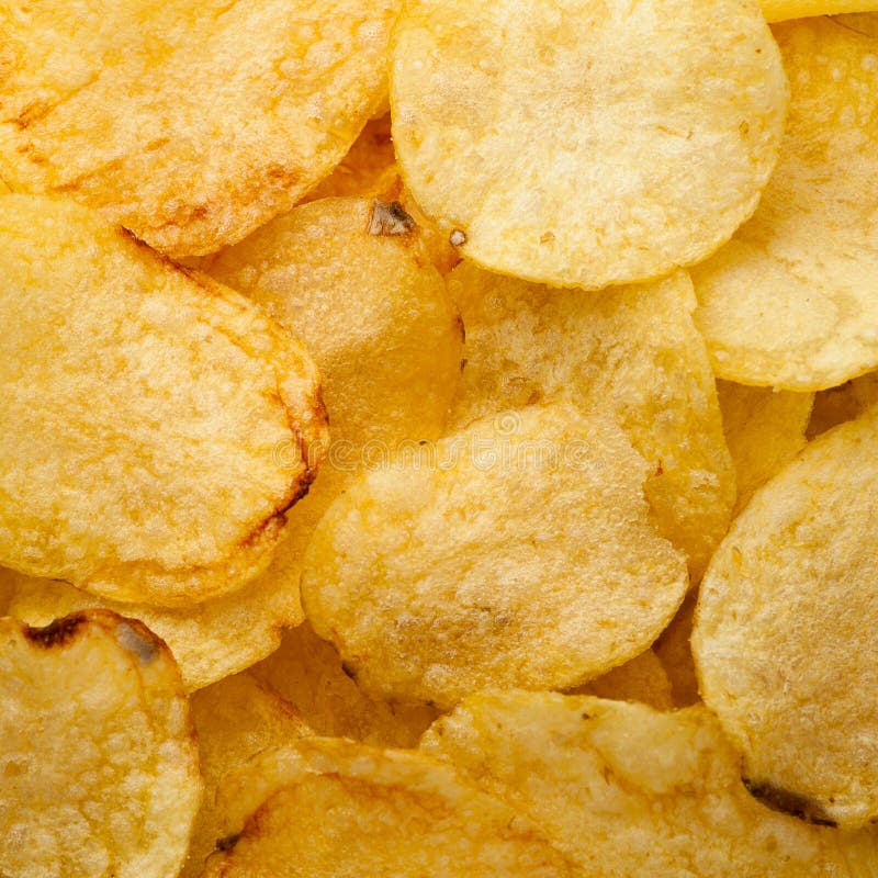 Potato Chip Macro stock photo. Image of abstract, crunchy - 51290610