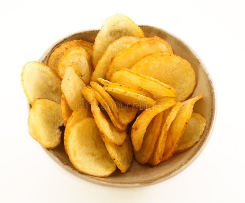 Potato chips stock image. Image of color, prepared, dishes - 31983903