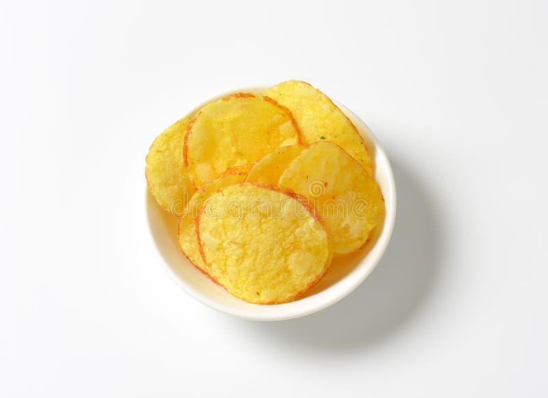 Potato chips (crisps) stock image. Image of crisps, crunchy - 64384923