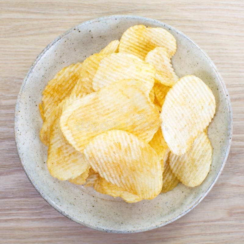 Potato chips stock image. Image of french, macro, large - 33502493