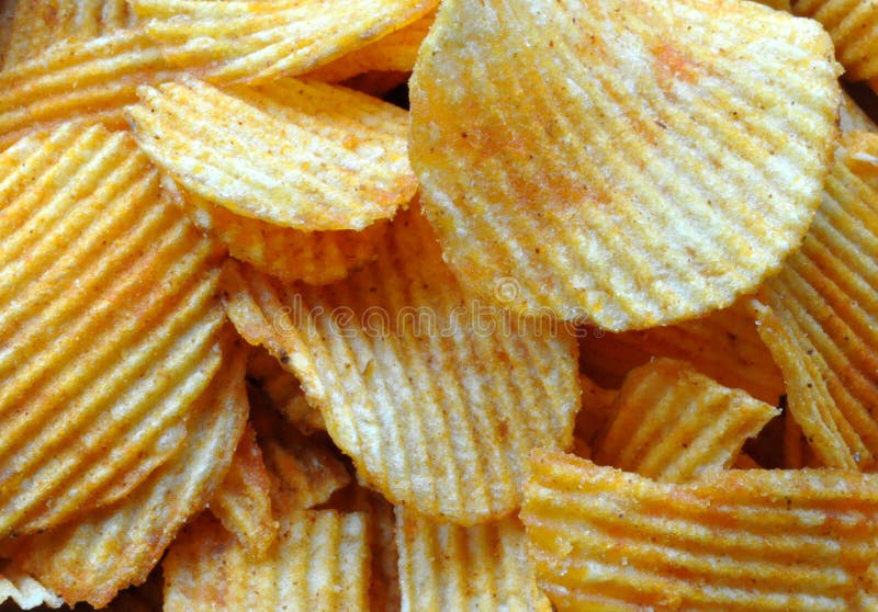 Potato chips stock photo. Image of macro, detail, potato - 38698594