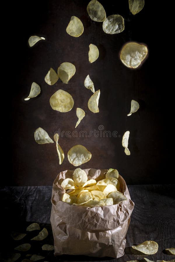 Floating Potato Chip Stock Photos - Free & Royalty-Free Stock Photos ...