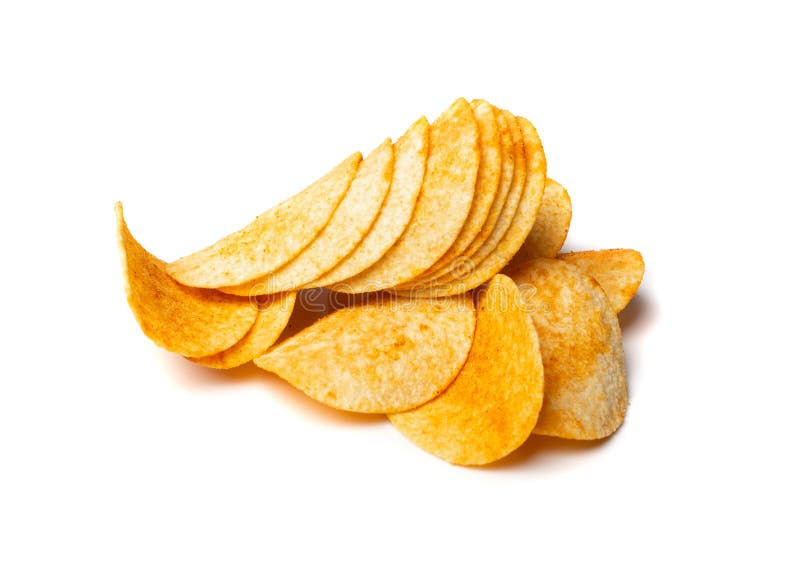 Curved Potato Chips Isolated Stock Photos - Free & Royalty-Free Stock ...