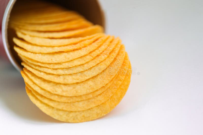 Potato chips in a package stock photo. Image of pack - 315071248