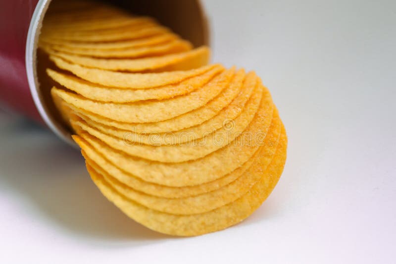 Potato chips in a package stock photo. Image of junk - 315071220