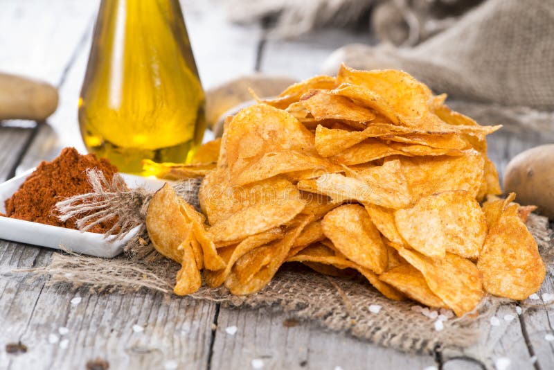 Potato Chips stock image. Image of crisp, salt, potatoes - 34399303