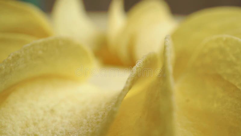 Potato Chips Rotating stock footage. Video of crisps - 98893178