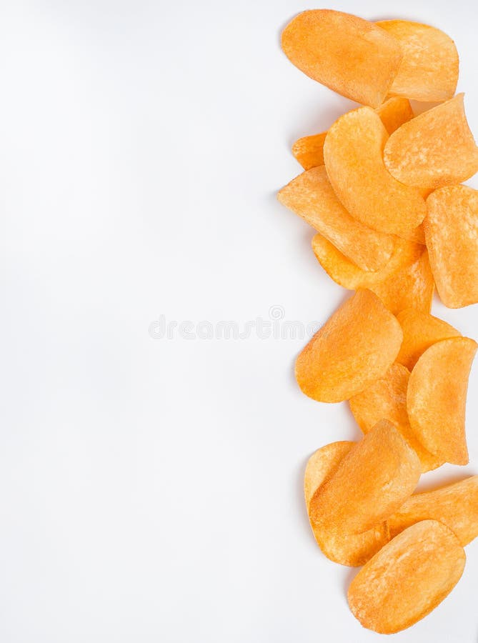 Potato Chips with Spices and Different Flavors Stock Image - Image of ...