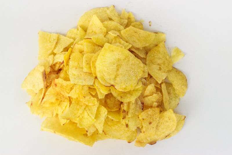 Yellow crisps rings macro stock photo. Image of macro - 38282152