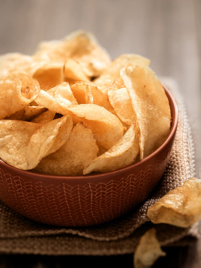 Potato crisps stock photo. Image of fried, carbohydrate - 33639190