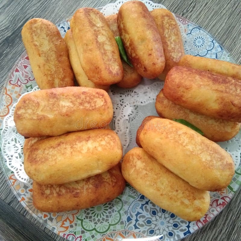 Potato Croquette really Made the Day Stock Photo - Image of delicious ...