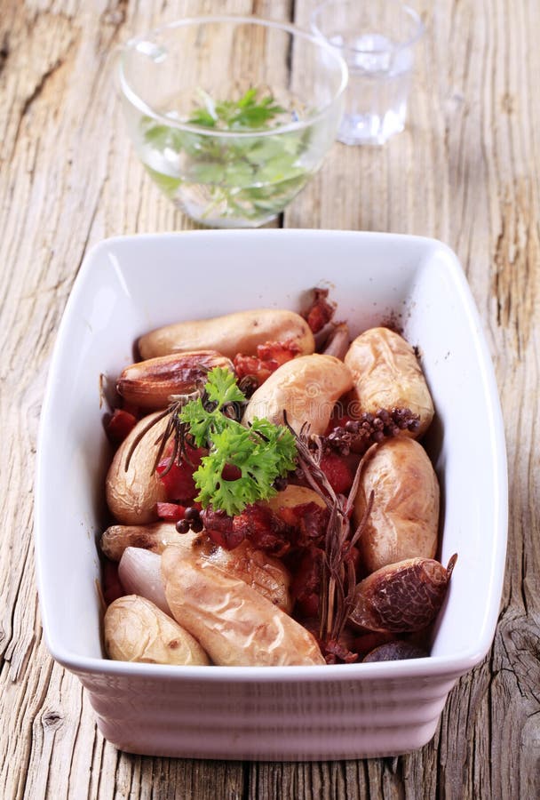 Potato dish stock photo. Image of roasted, rosemary, accompaniment ...