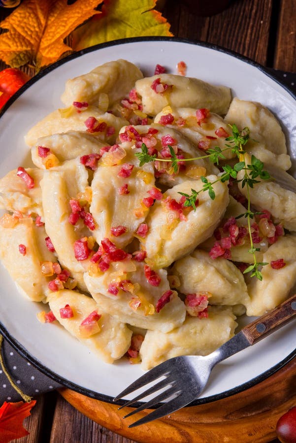 Potato Dumpling Originating from Poland Stock Photo - Image of cuisine ...