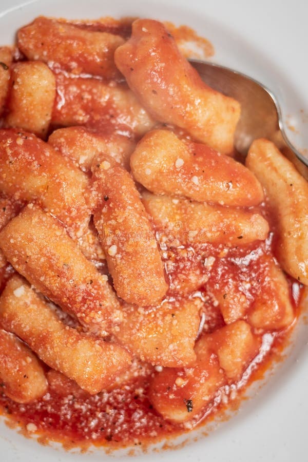 Potato Dumplings with Sauce Stock Image - Image of tourism, chef: 288942293