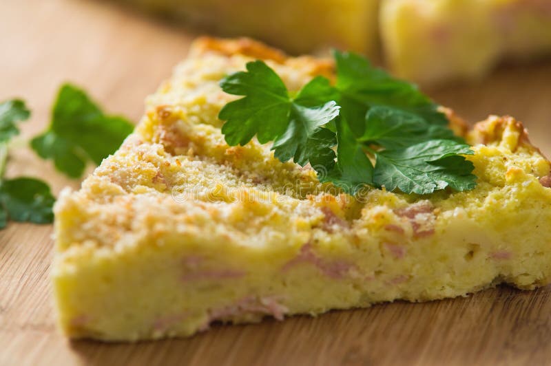 Potato gateau. stock image. Image of leaf, baked, food - 22829081