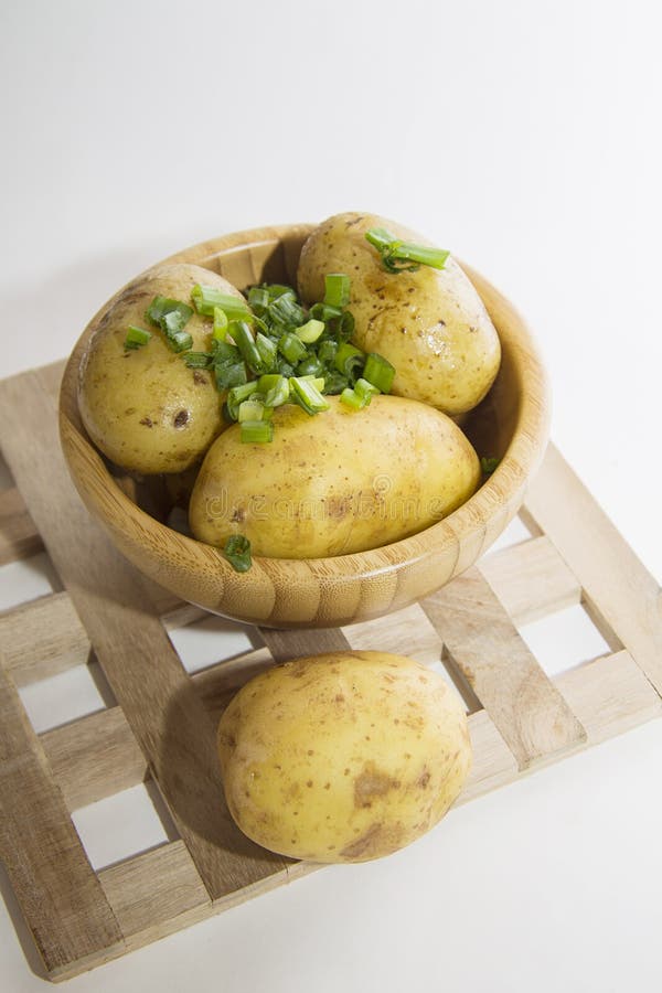 Potato 2 stock image. Image of plate, table, clay, closeup - 52154079