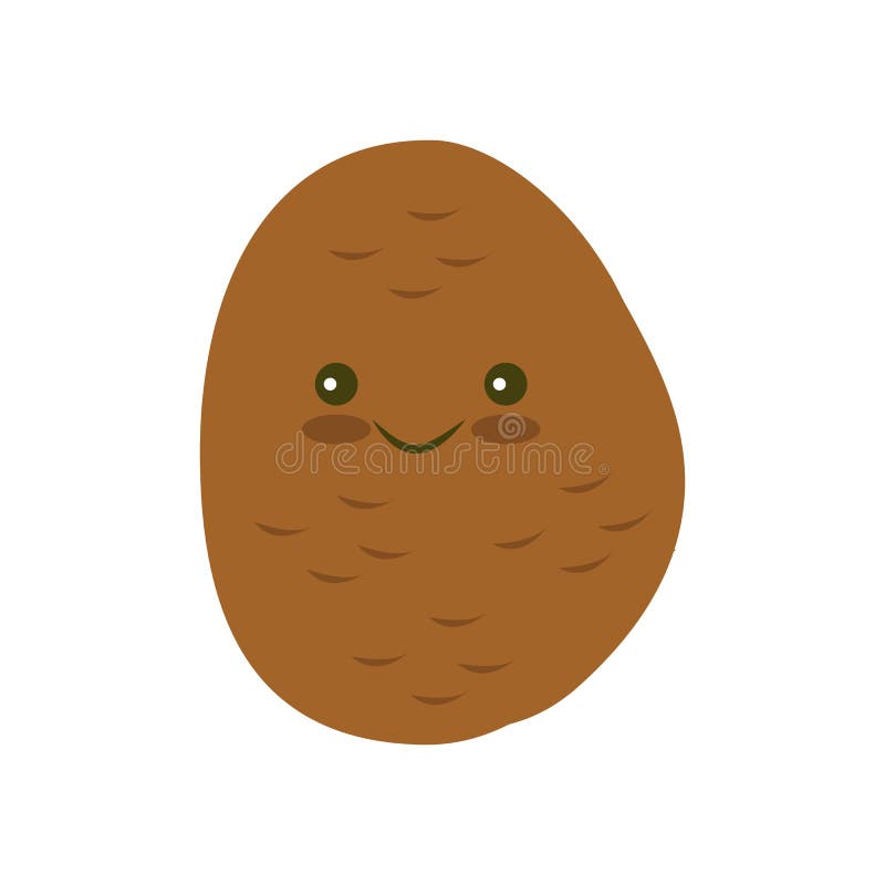 Potato icon in flat style. stock vector. Illustration of concept - 90219123 Potato icon in flat style. stock vector. Illustration of concept - 90219123